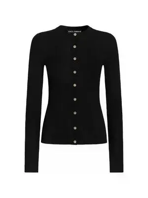 Dolce & Gabbana Cashmere Ribbed Cardigan