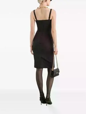 Dolce & Gabbana Pinstripe Wool Dress