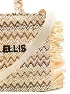 MARC ELLIS Buby Fringed-trim Tote Bag