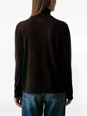 Armani Exchange Logo-intarsia Roll-neck Sweater