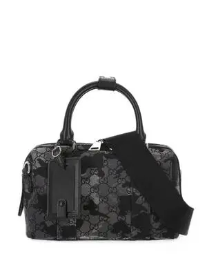 Gucci Gg-pattern Tote Bag - Black