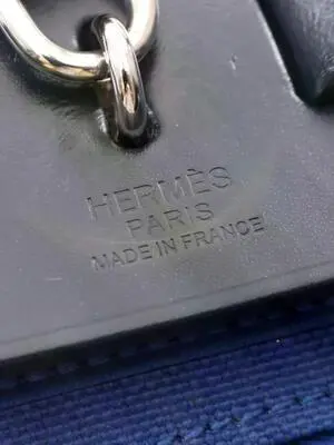 Hermès Toile Herbag Zip Satchel