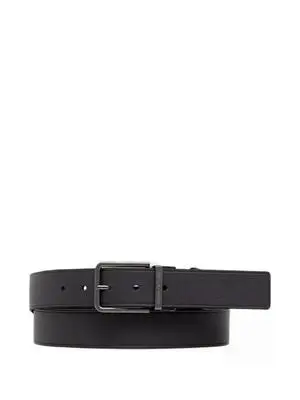 Armani Exchange Reversible Logo-embossed Belt