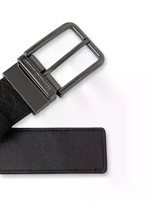 Armani Exchange Reversible Logo-embossed Belt