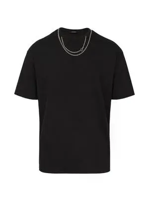 We11Done Chain-embellished T-shirt - Black