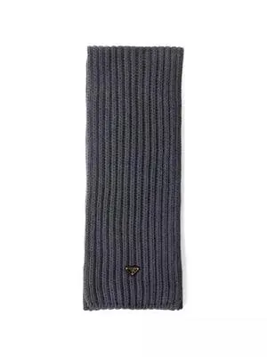 Prada Wool Scarf - Grey