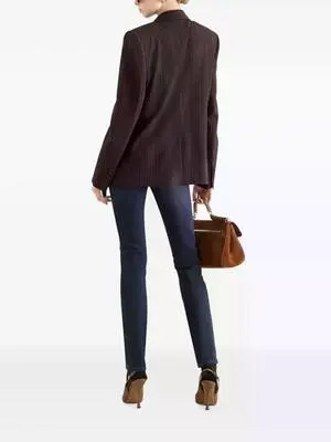Dolce & Gabbana Pinstripe Wool Linda Single-breasted Jacket