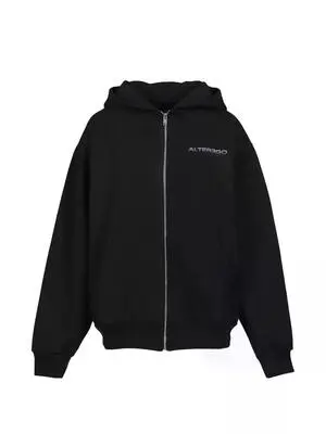 ALTER EGO Logo-print Zip-up Hoodie
