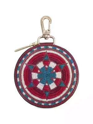 BLACK MEANS Embroidered Coin Purse - Red