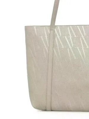 Armani Exchange Monogram-embossed Tote Bag