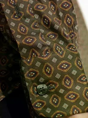 Etro Geometric-print Cotton Shirt
