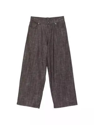 PANICALE Straight-leg Trousers - Brown