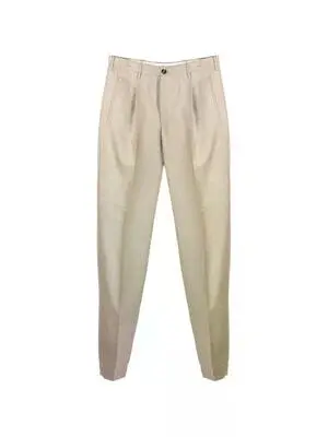 Incotex Mélange-effect Slim-fit Trousers
