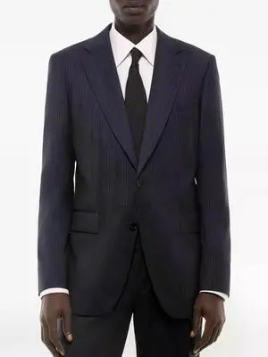 FURSAC Striped Wool Suit Jacket