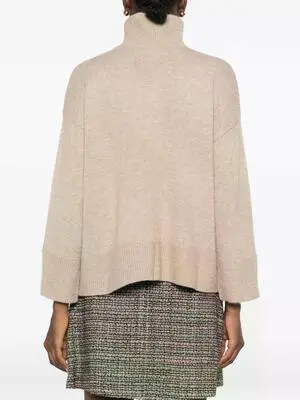 I BLUES Palanca Roll-neck Side-slit Pullover