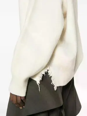 RÓHE Long-sleeve Fringed Sweater