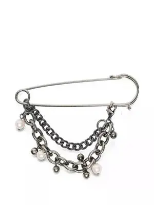 Y’s Pearl Chain Brooch