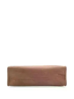 Hermès Herbag Zip Leather And Toile Shoulder Bag