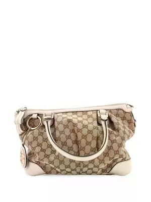 Gucci Sukey Top Handle Monogram Canvas Medium Satchel