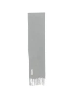Our Legacy Estate Fringed Wool Scarf - Grey