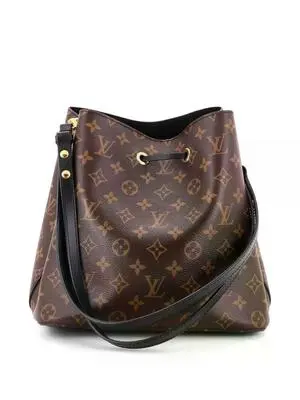 LOUIS VUITTON Monogram Canvas Neonoe Bucket Bag - Brown