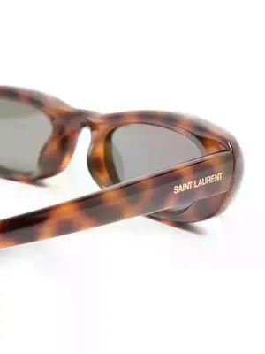Saint Laurent Shade Plump Oval-frame Sunglasses