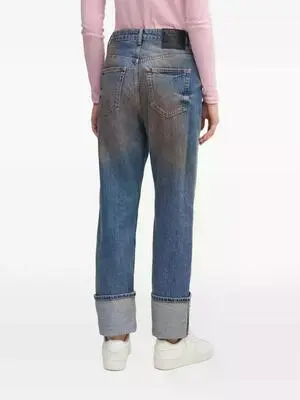 Sisley Faded Turn-up Jeans
