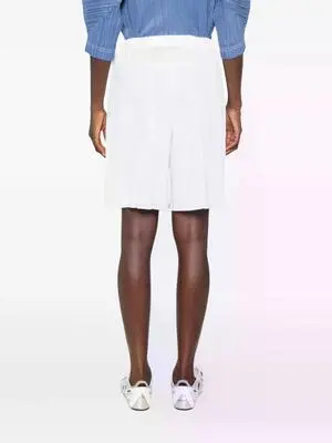 Issey Miyake Pleated Wide-leg Shorts