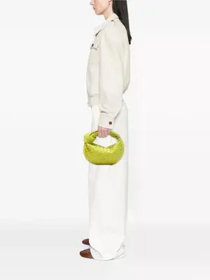 Bottega Veneta Mini Nappa Intrecciato Jodie Hobo Bag - Yellow