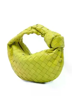 Bottega Veneta Mini Nappa Intrecciato Jodie Hobo Bag - Yellow