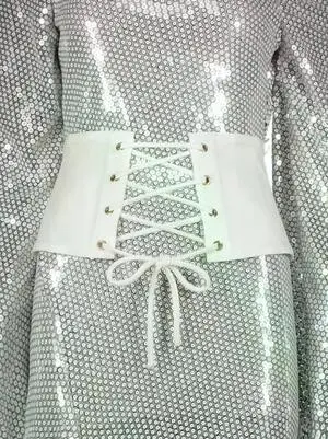 ELLERY Sequin-embellished Corset-style Maxi Dress