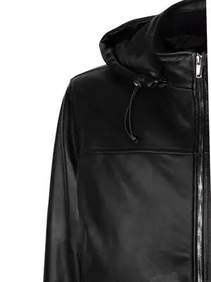 VOLFAGLI FIRENZE Kant Hooded Leather Jacket