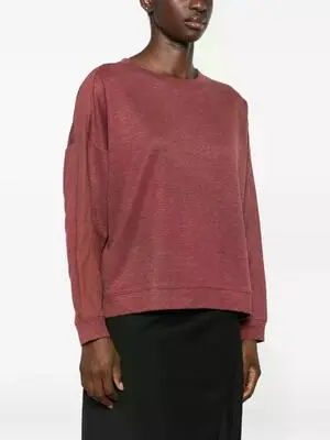 MAISON123 Lisa Contrast-panel Drop-shoulder Top