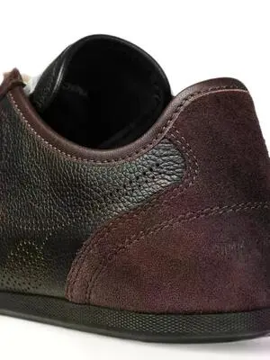 JIMMY CHOO Sunny Leather-mix Low Top Trainers - Black