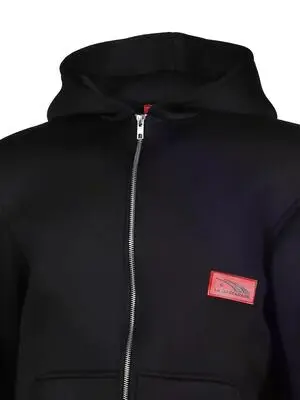 LA MASKARADE Logo-patch Zip-up Hoodie