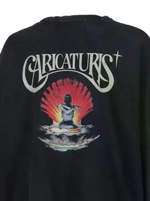 JUN/NAKAYAMA Graphic-print Cotton Sweater