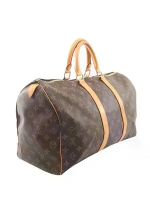 LOUIS VUITTON Monogram Keepall Travel Bag