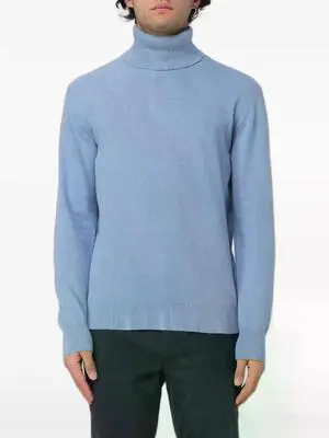 XC Roll-neck Sweater - Blue