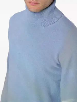 XC Roll-neck Sweater - Blue
