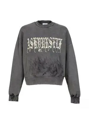 ASKYURSELF Goth Logo-print Sweater