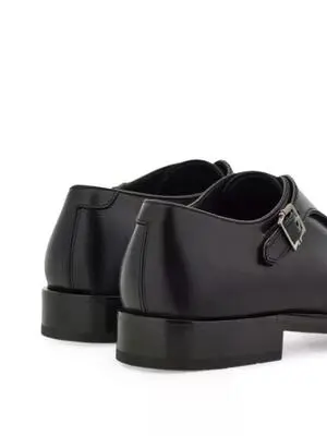 FERRAGAMO Calfskin Double Monkstrap Shoes