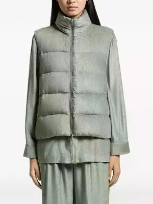 Peserico Quilted Corduroy Gilet
