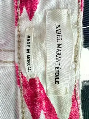 ISABEL MARANT VINTAGE Toile Printed Mini Shorts