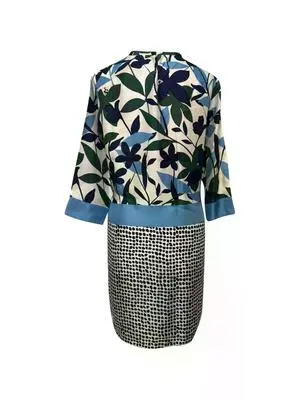 Max Mara 2020s Floral-print Silk Dress