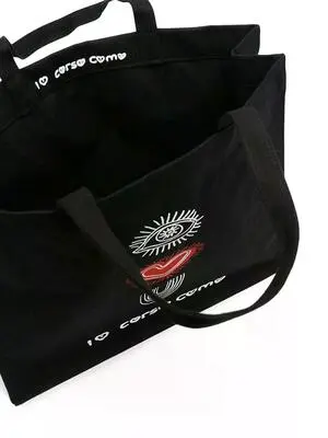 10 CORSO COMO Printed Canvas Tote Bag