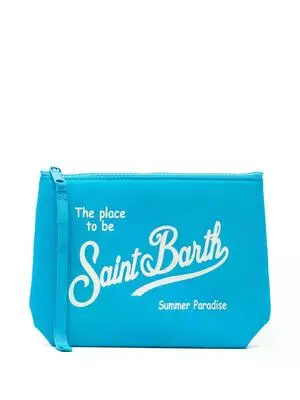 MC2 SAINT BARTH Aline Logo-print Clutch Bag