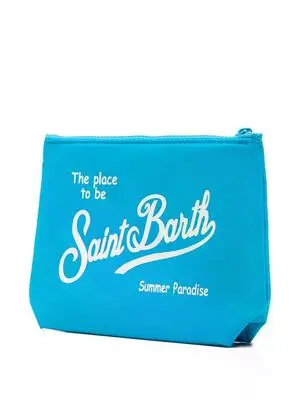 MC2 SAINT BARTH Aline Logo-print Clutch Bag