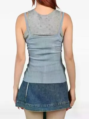 AUGUST BARRON Layered Double Camisole Top