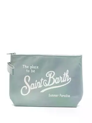 MC2 SAINT BARTH Logo-print Clutch Bag
