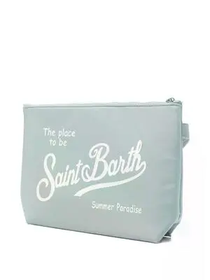MC2 SAINT BARTH Logo-print Clutch Bag